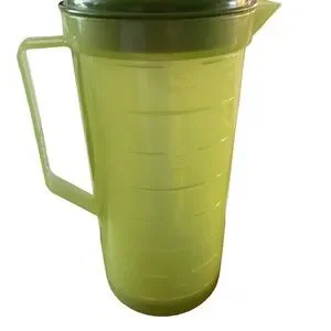 Kitchen | Vintage Plastic Pitcher Avocado Green Lid Light Green Body ...